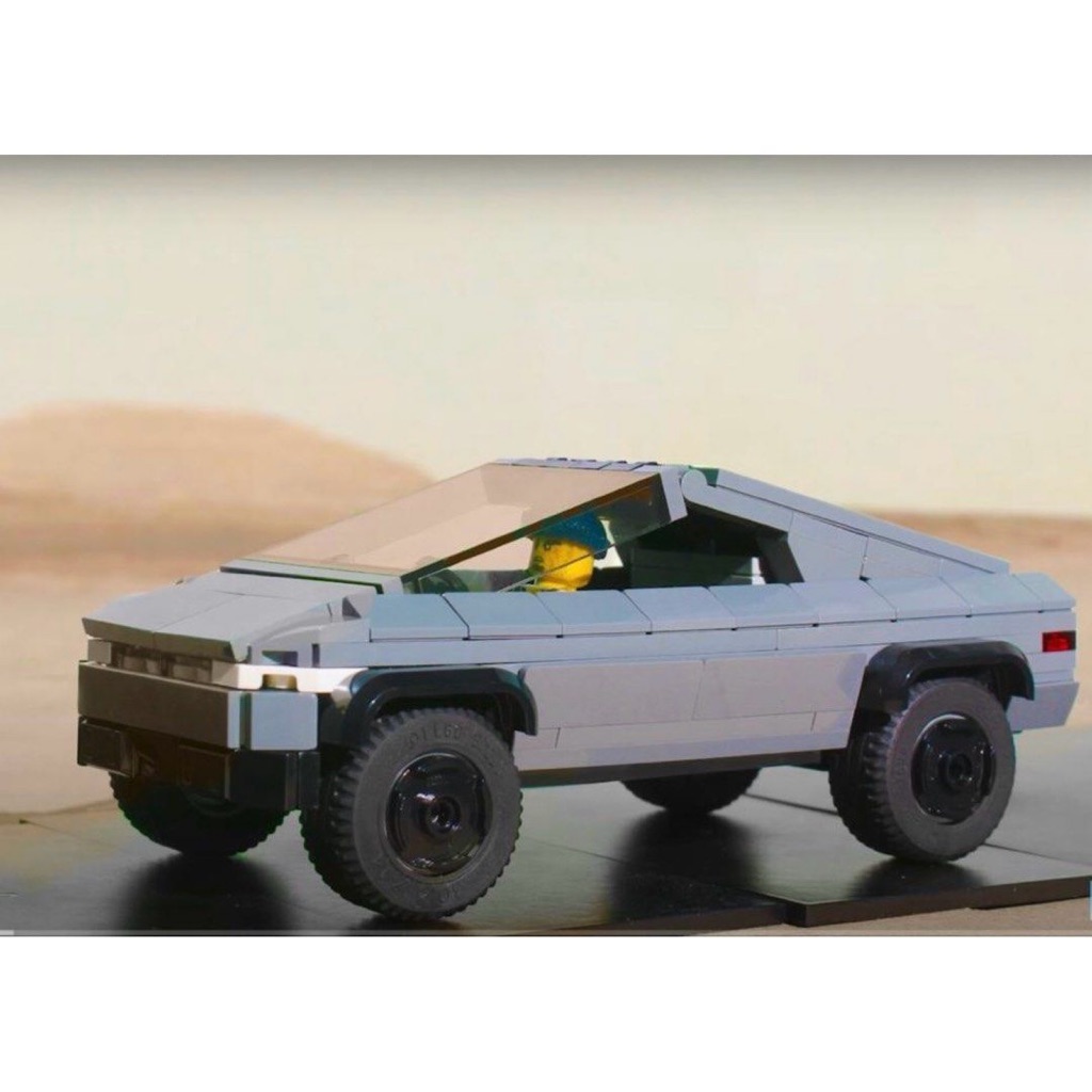 Lego Tesla Cybertruck Cyber truck Speed Champions MOC Custom Grey Gray ...