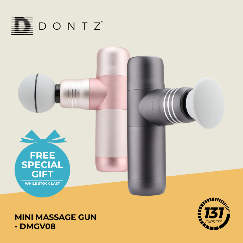 Dontz Vibe Traveller Mini Massage Gun [ 306g Lightweight, 4 Intensity ...
