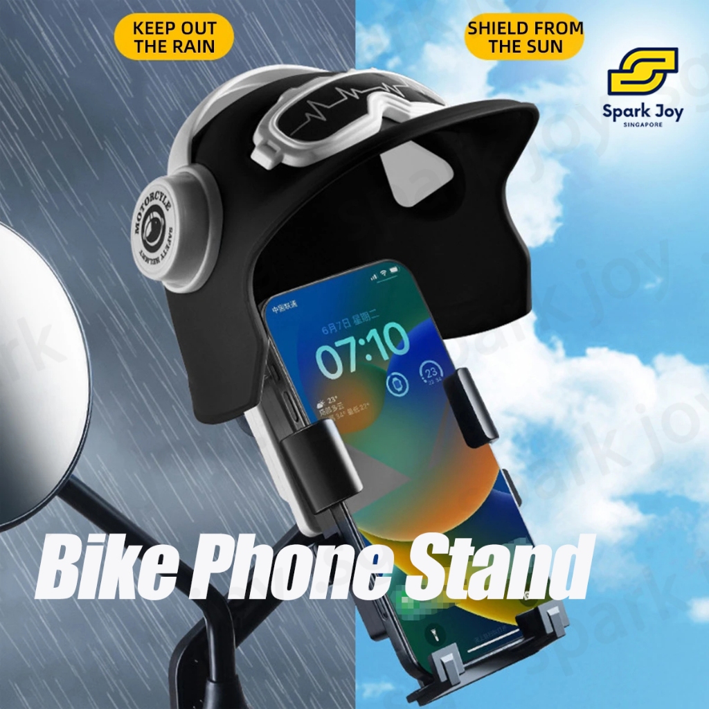 【SG】Gps Navigation Rack Umbrella Sunshade Phone Holder Cover With ...