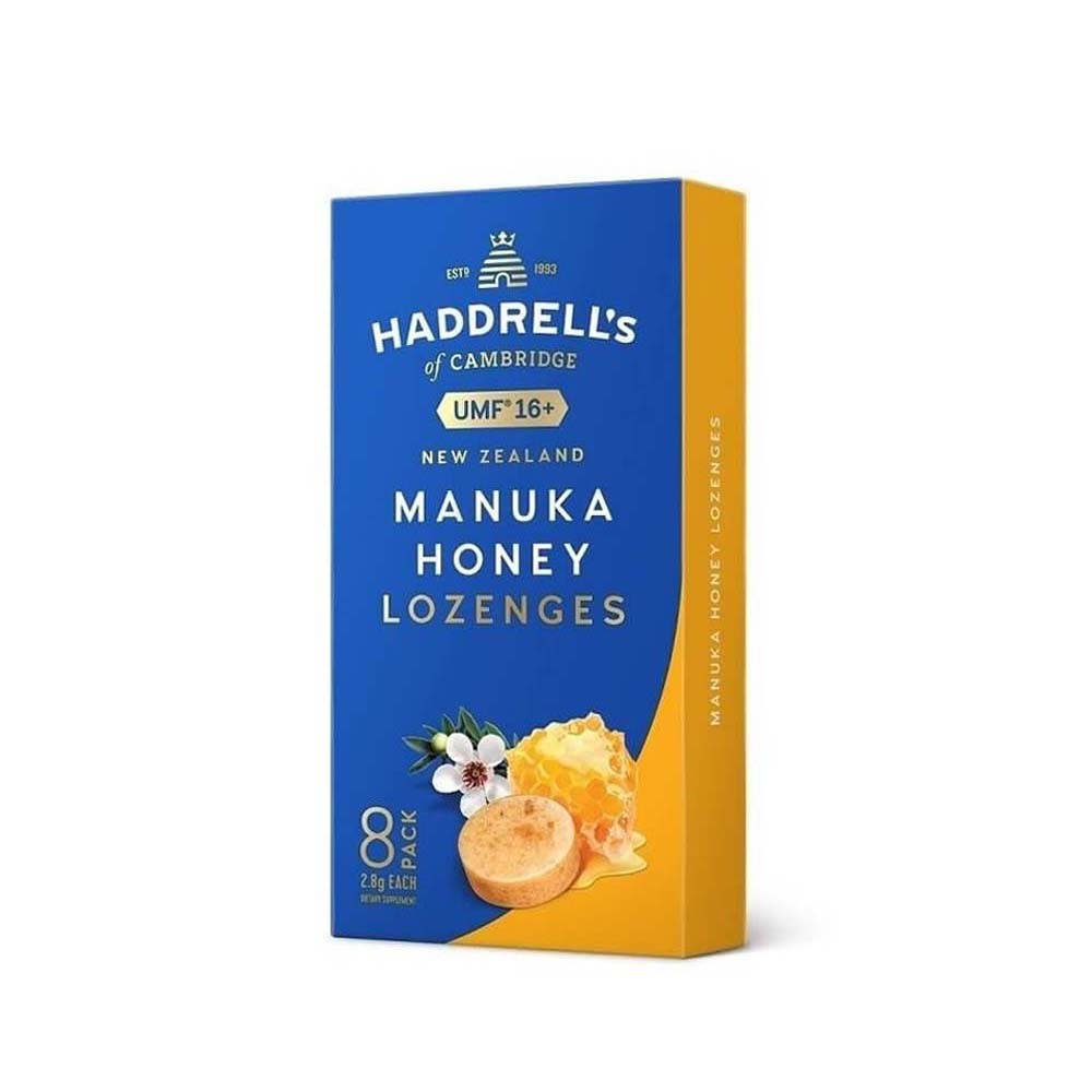 Haddrell's of Cambridge UMF16+ Manuka Honey Lozenges 8 Pack 2.8g ...
