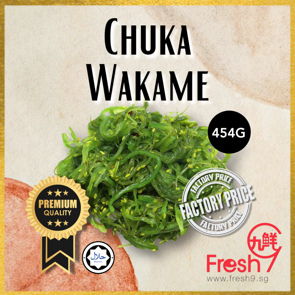 Chuka Wakame Frozen Seasoned Seaweed Salad (454g/pkt) Halal | Shopee ...