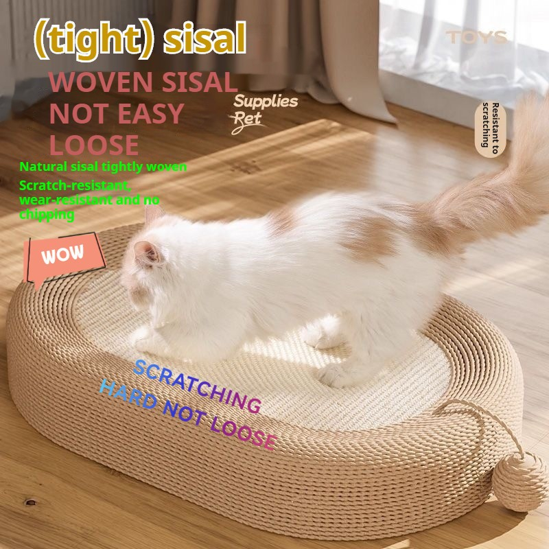 New Upgrade Sisal Woven Cat Scratch Board Cat Scratching Board Cat Nest ...