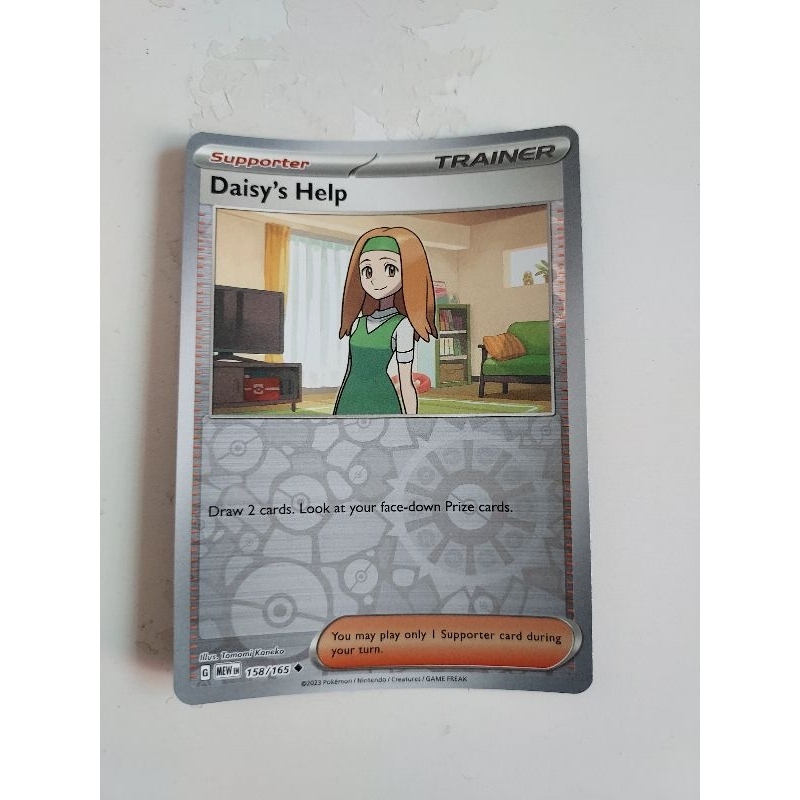 Pokemon daisy help trainer supporter 151 card | Shopee Singapore