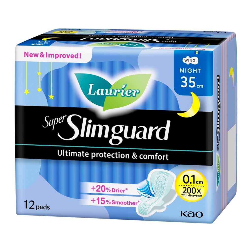 Laurier Super Slimguard 35cm 12S (103871) | Shopee Singapore
