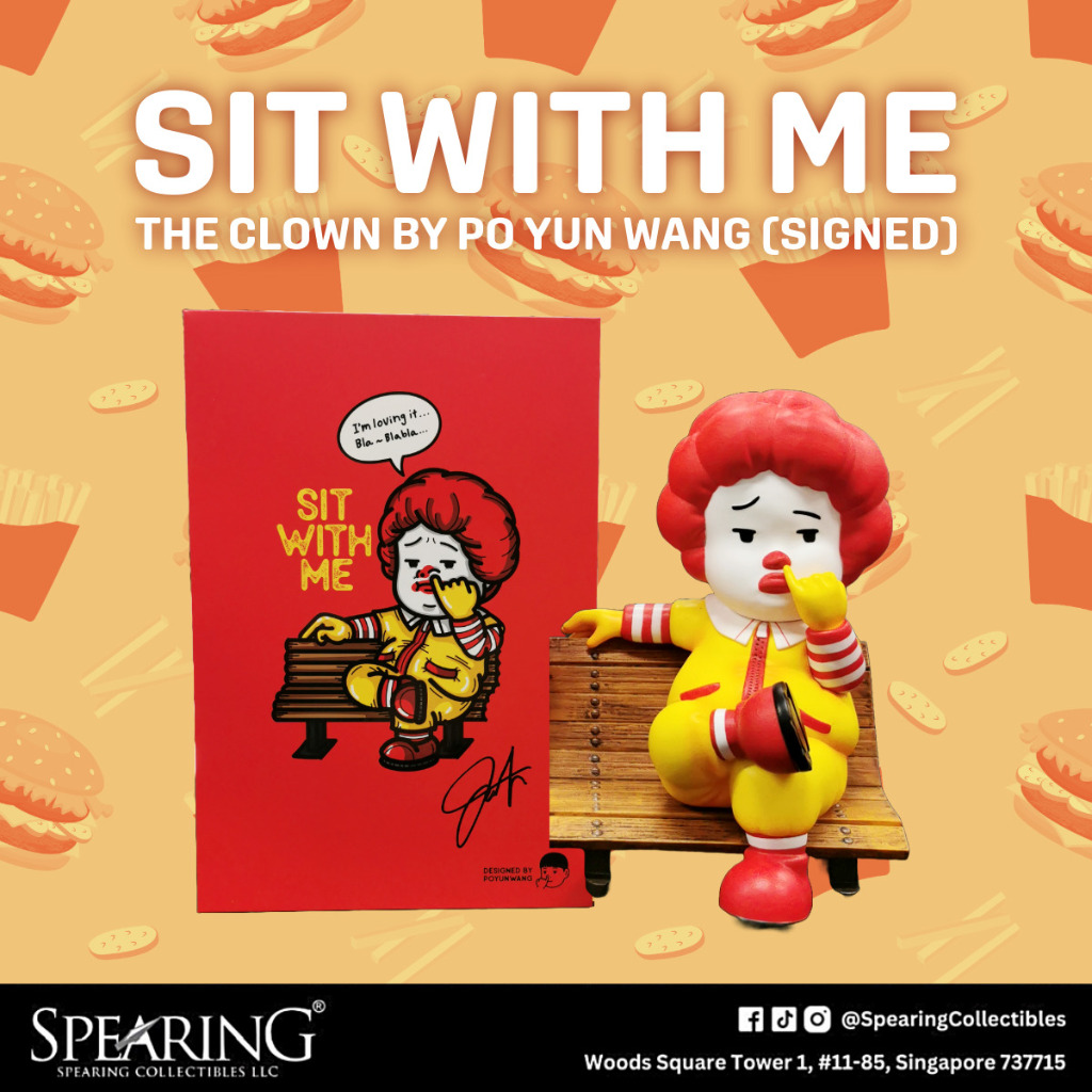 Mighty Jaxx Sit with Me: The Clown by Po Yun Wang (Signed) | Shopee ...