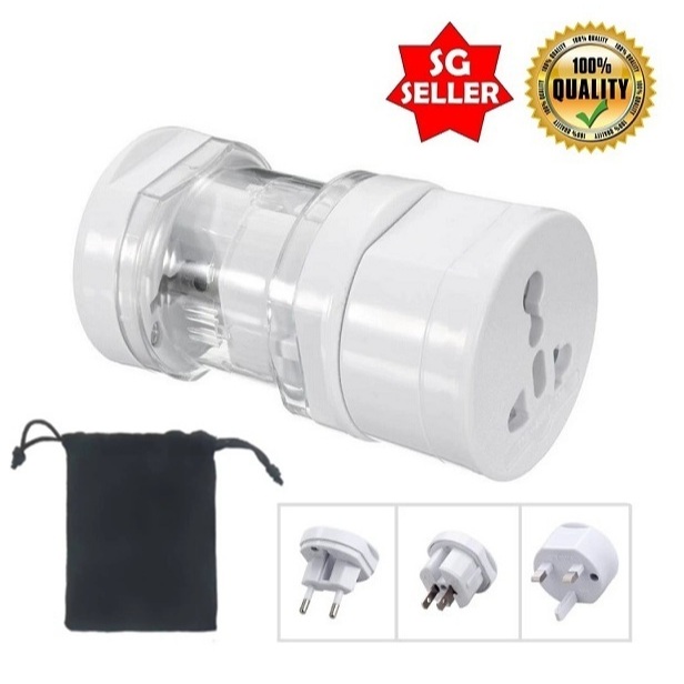 Mini Travel Adapter Universal Converter 150 Countries Worldwide Plug ...