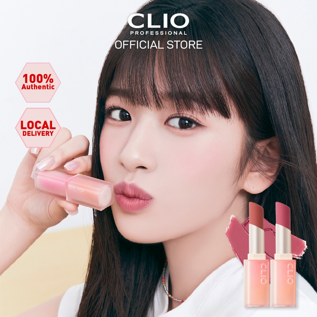 [CLIO] Chiffon Mood Lip 3.2g (Matte Lip Stick | Velvet texture | Smooth ...