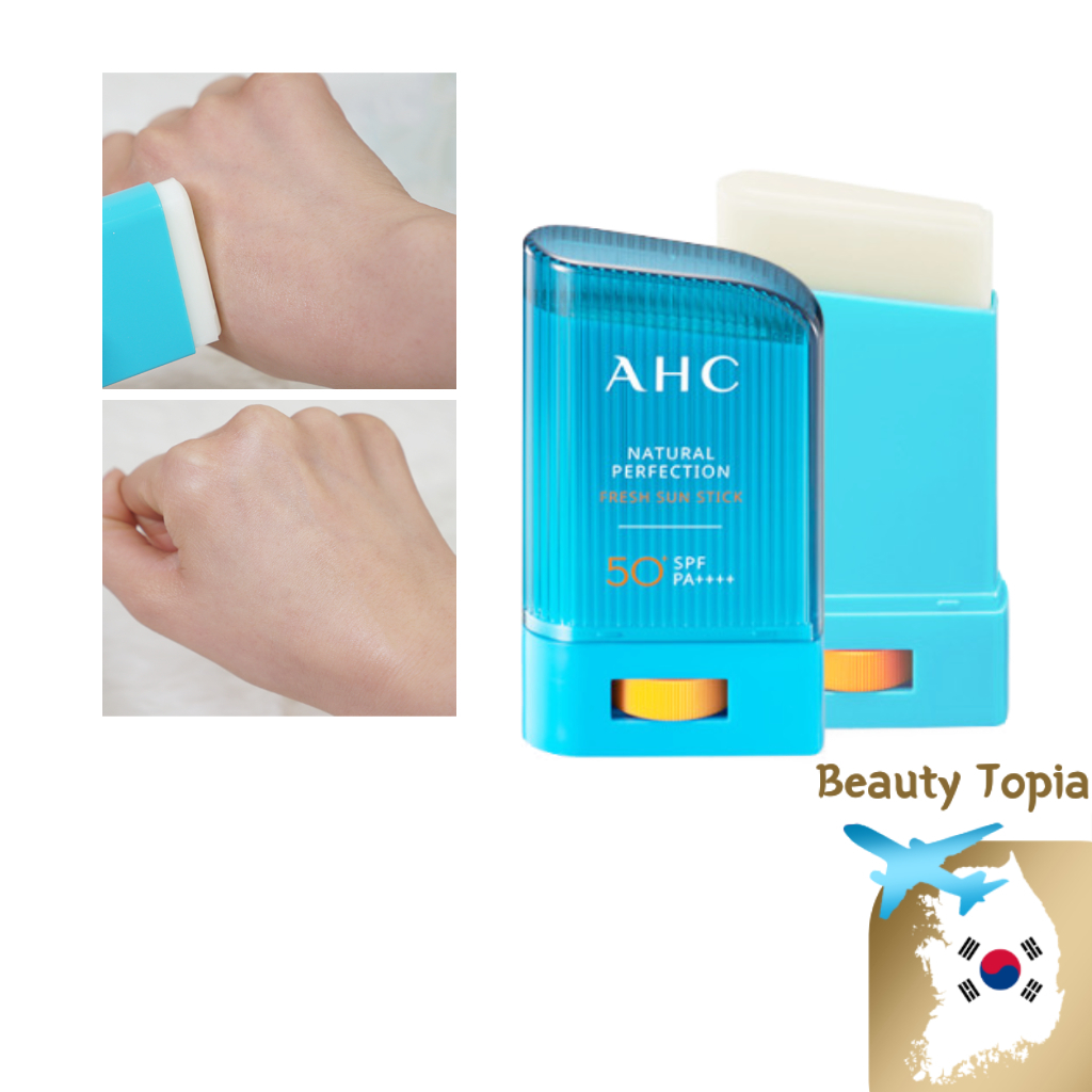 AHC Natural Perfection Fresh Sun Stick SPF 50 + PA ++++ 22g sunscreen ...