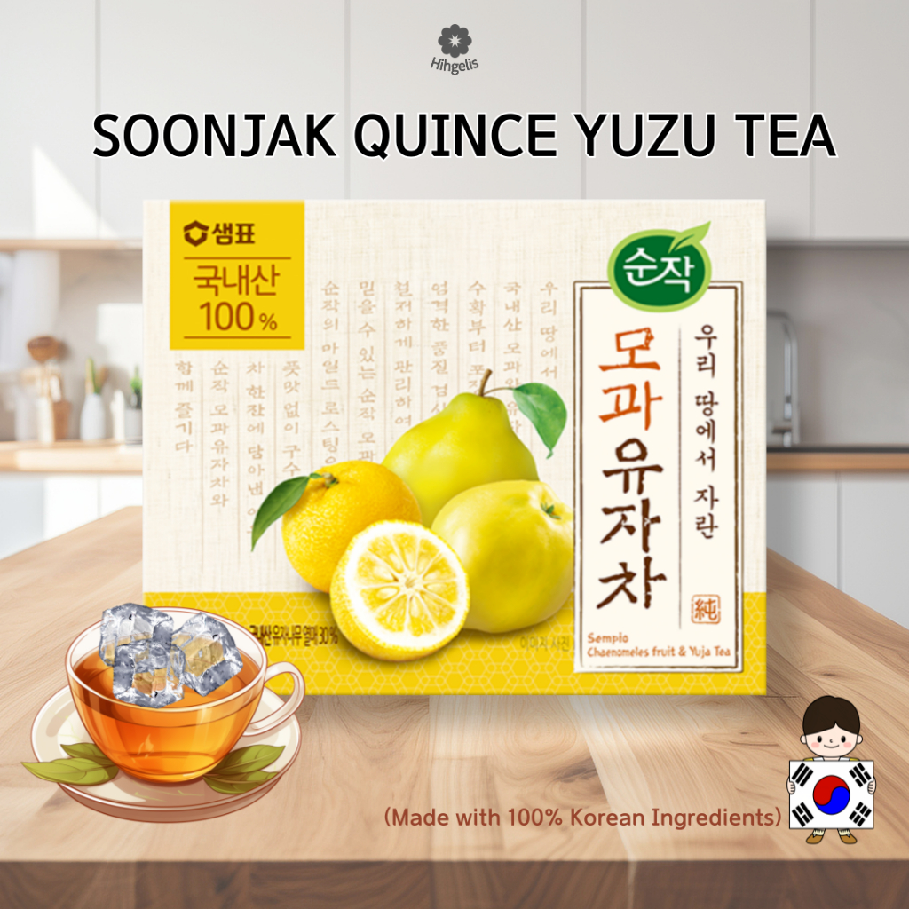 [Sempio] Soonjak Quince Yuzu Tea_Health Tea (Made with 100% Korean ...