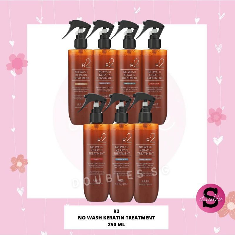 RAIP R2 No Wash Keratin Treatment 250ml (8types) | Shopee Singapore