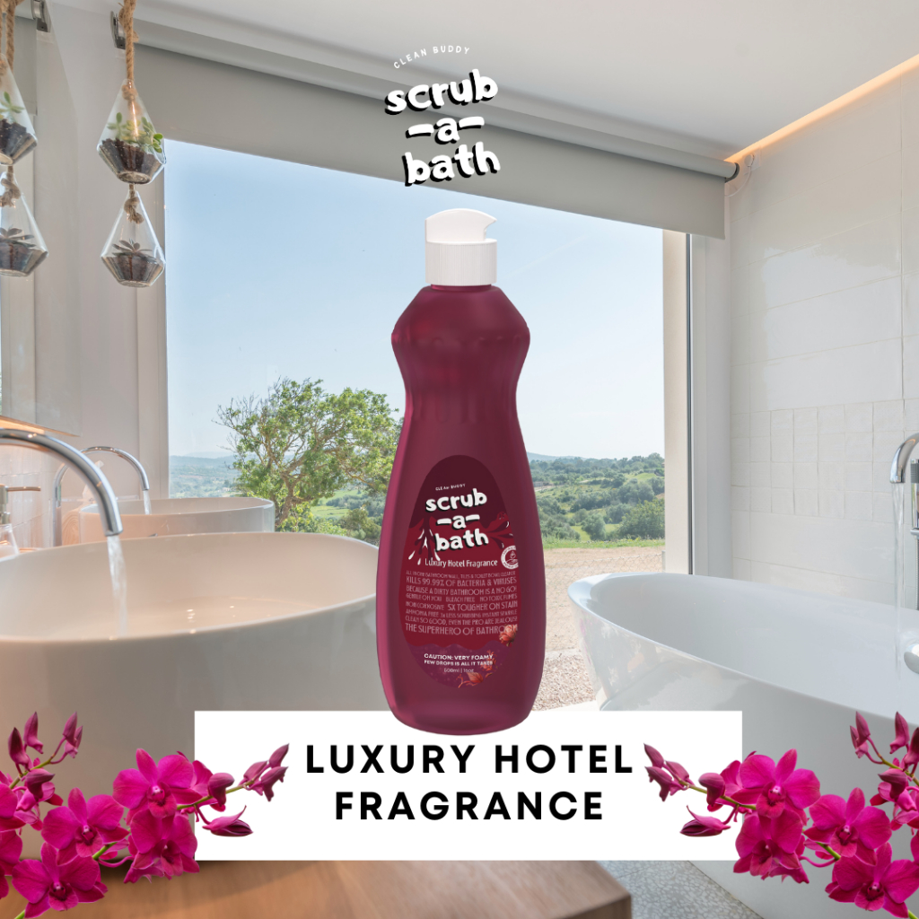 Scrub A Bath All in One Deep Cleaning Bathroom Luxury Hotel Scent 500ML ...