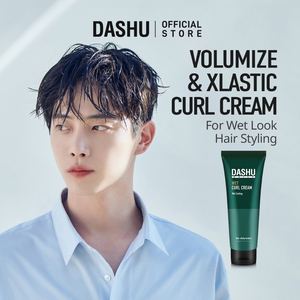[DASHU] Daily Wet Curl Cream 150ml(Wet Hair Style, Light Texture Curl Cream) | Shopee Singapore