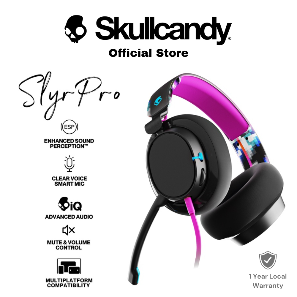 Skullcandy SLYR Pro Gaming Wired Over-Ear Headset | Shopee Singapore