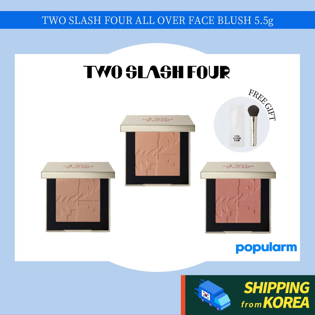 TWO SLASH FOUR ALL OVER FACE BLUSH 5.5g BAE RUM DIM BEIGE | Shopee Singapore