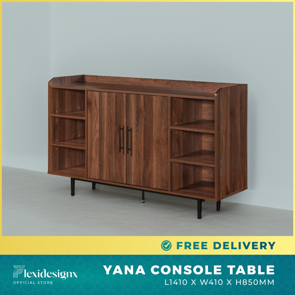 Walnut Side Board Soft Close / 2 Door Shoe Cabinet / Shoe Rack ...