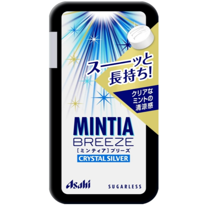Asahi Group Foods Mintia Breeze Crystal Silver 30 tablets | Shopee Singapore