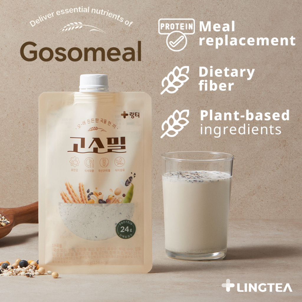 [LINGTEA Official] Gosomeal Protein Drink Mix 1 Box 7 packets/Korean ...