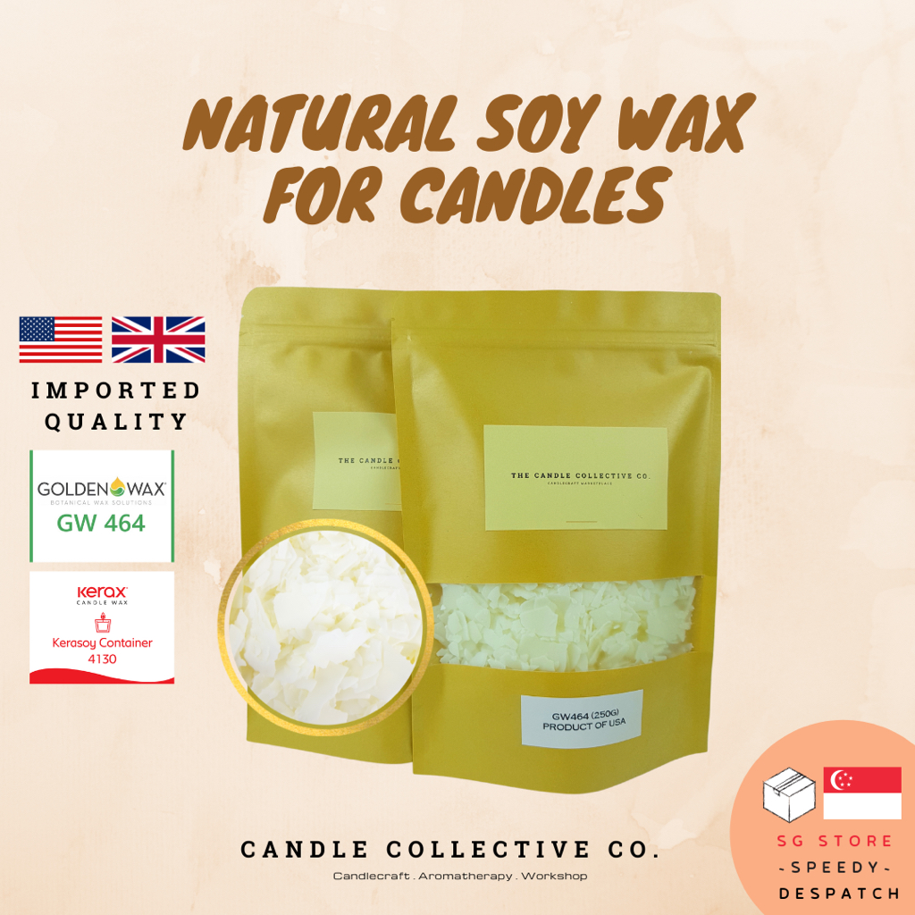 [SG SELLER🇸🇬] 100% Natural Soy Wax for Container Candle I DIY Candle I ...