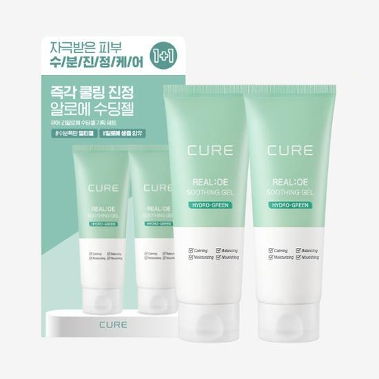 【Cure】 Real:oe Soothing Gel 150mL +150mL Special Set | Shopee Singapore