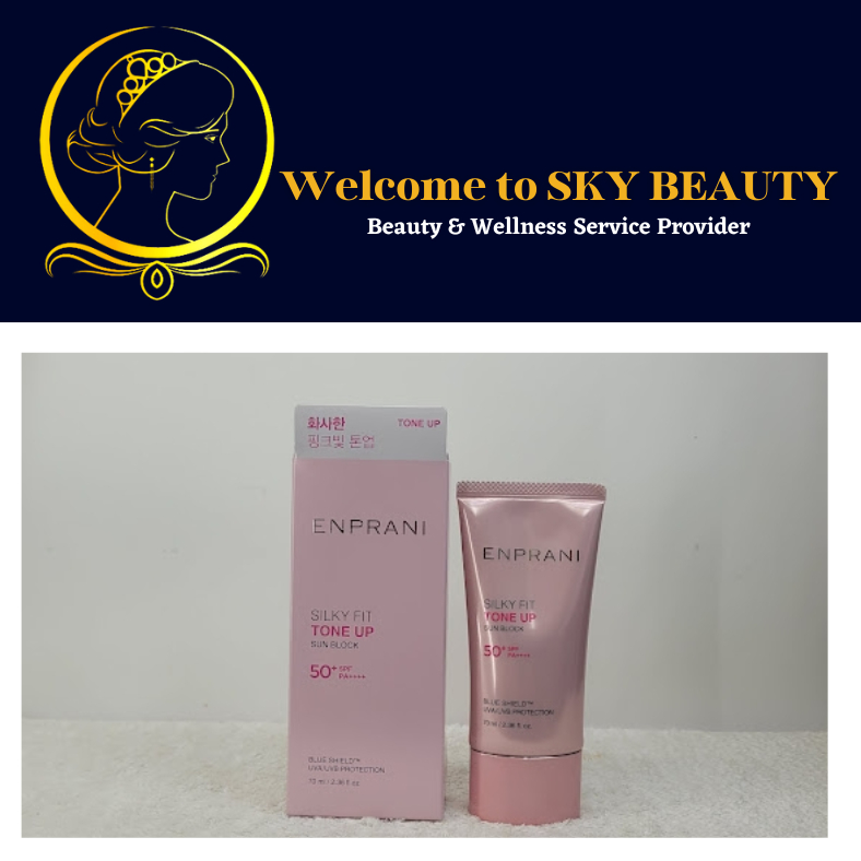 Enprani Silky Fit Tone Up Sun Block SPF50+ PA++++ Toning Sunscreen, 70 ...