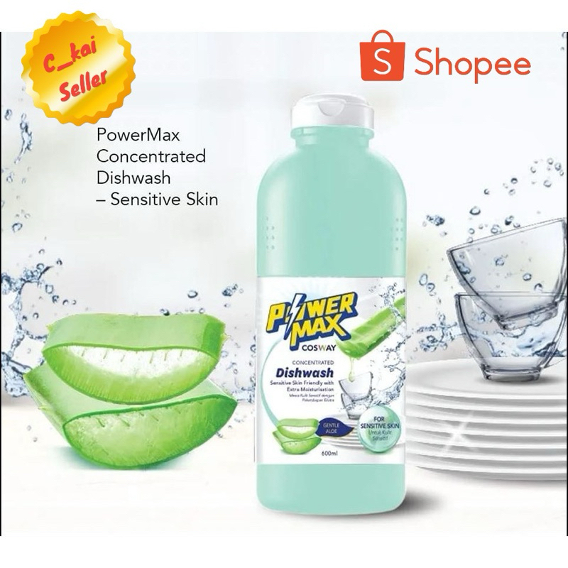 Cosway Powermax Concentrated Dish Wash for Sensitive Skin | Shopee ...
