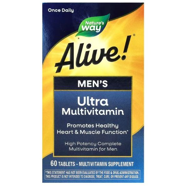 [SG] Nature's Way Alive! Men's Multivitamin - Ultra Potency / Energy ...