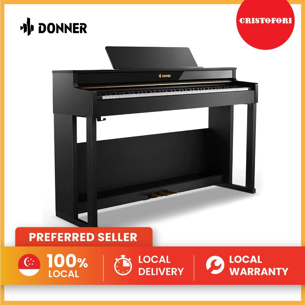 DONNER DDP-400 Digital Piano Black (Donner DDP400/Donner DDP 400) [Full ...