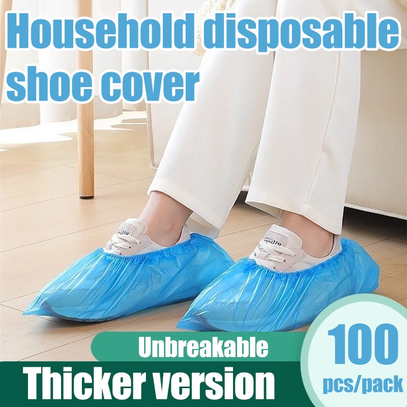 [Loveme258]100 pcs/pack Disposable shoe covers indoor home use ...