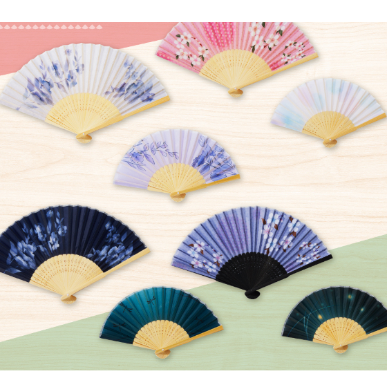 【Direct from Japan】Japanese fan - Daiso 5pcs | Shopee Singapore