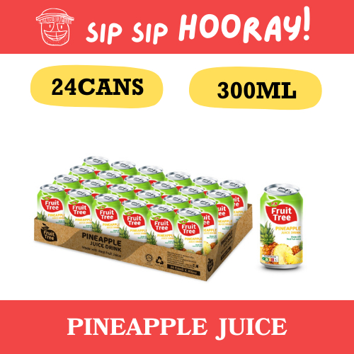 F&N Fruit Tree Pineapple Juice 24s X 300ML | Shopee Singapore