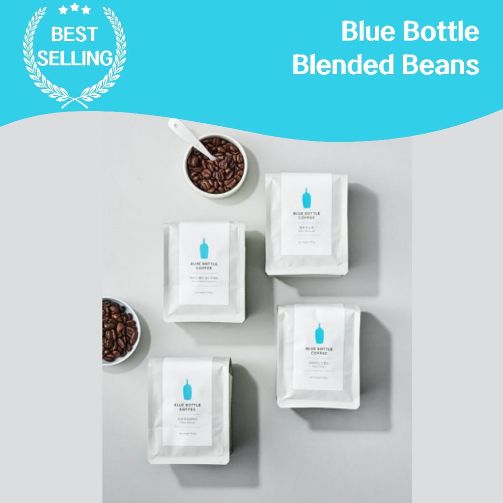 Blue Bottle Blend Beans (4 types) Premium coffee, aroma rich, variety ...