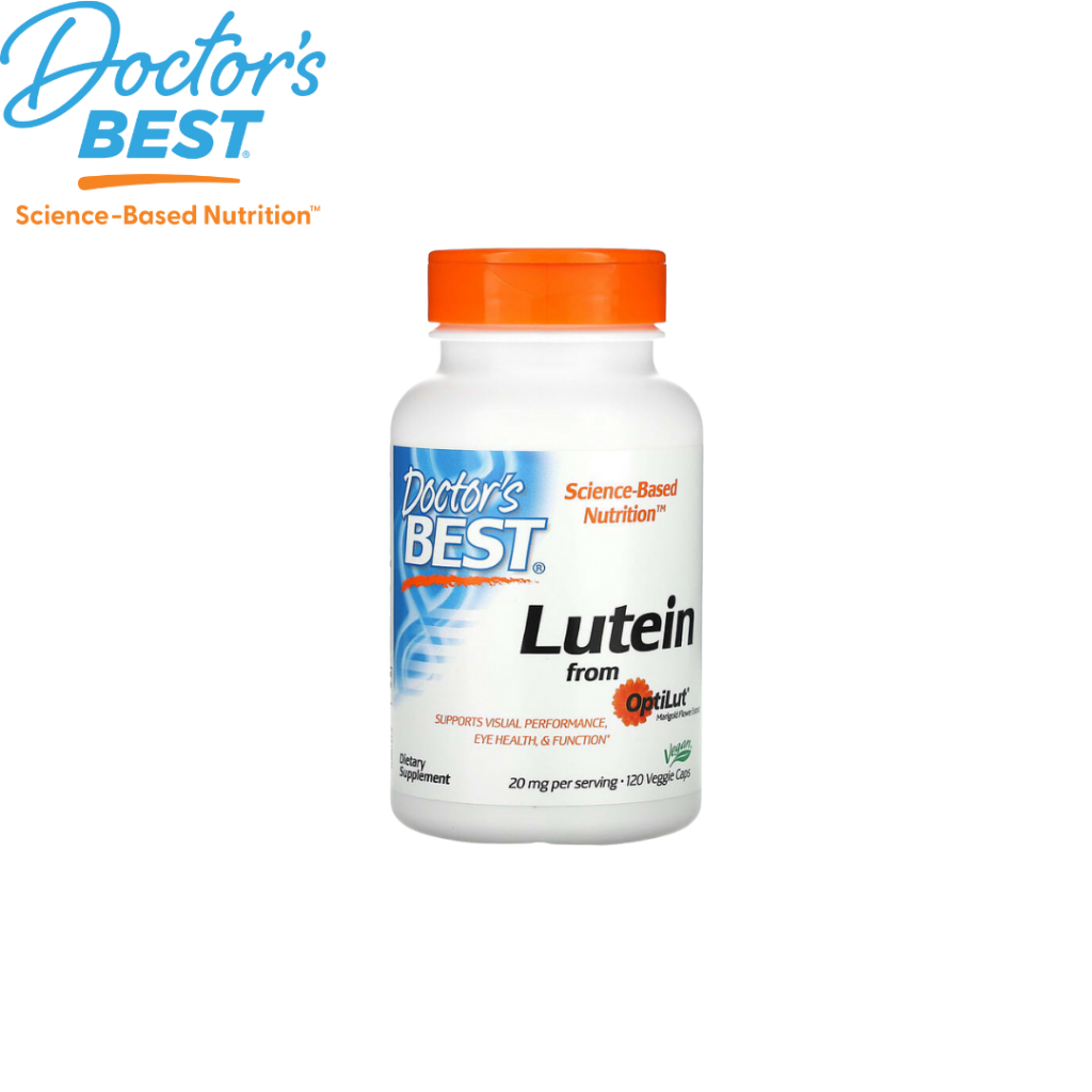 Doctor's Best Lutein with OptiLut 10mg, 120 vcaps. | Shopee Singapore