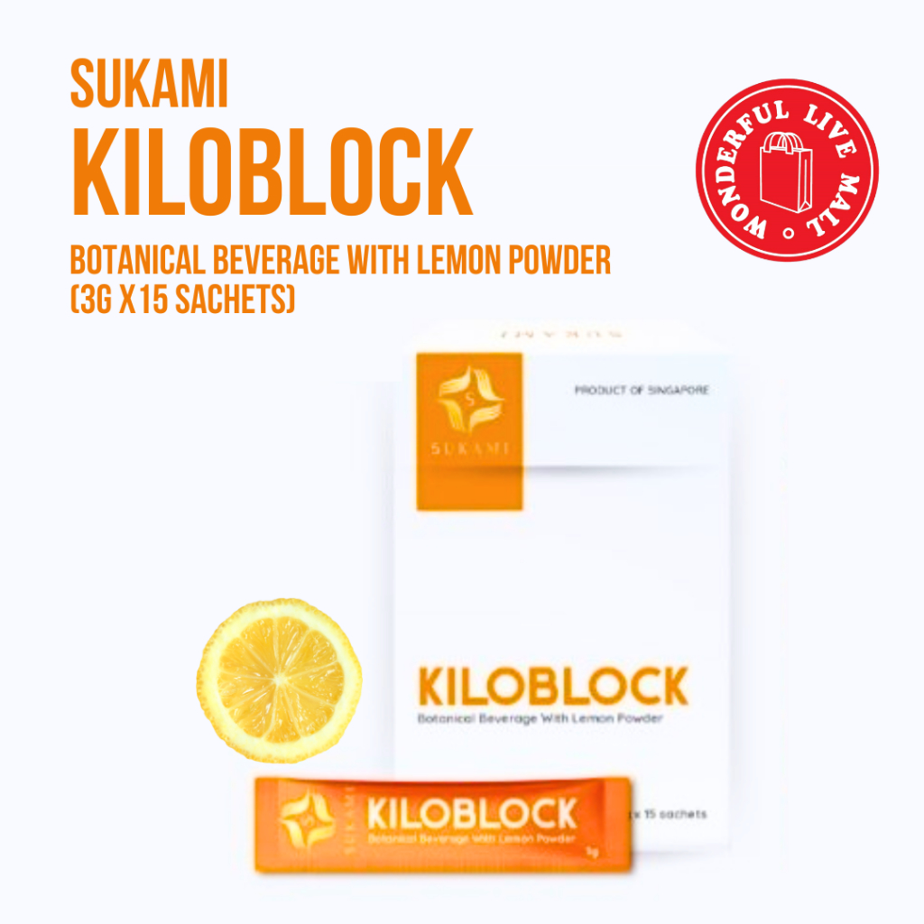 SUKAMI Kiloblock botanical beverage with lemon powder (3g x15sachets ...