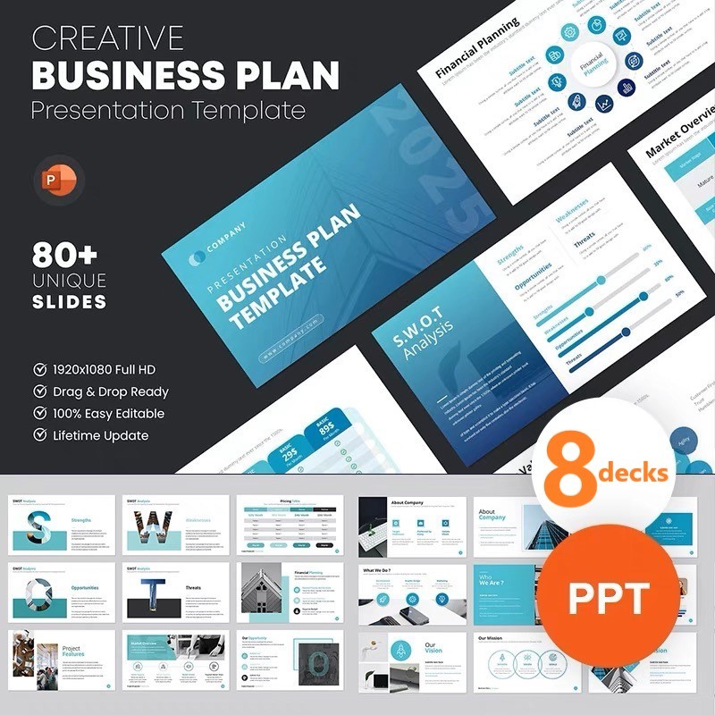 500 + Unique Slides 20 Color Themes 4000 Icons Pack Project Proposal ...