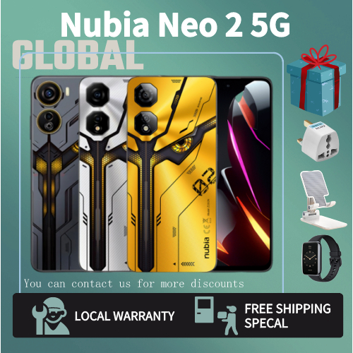 Global- Nubia Neo 2 5G Phone 50M Camera 6000mAh Long-lasting 6.72 FHD+ ...