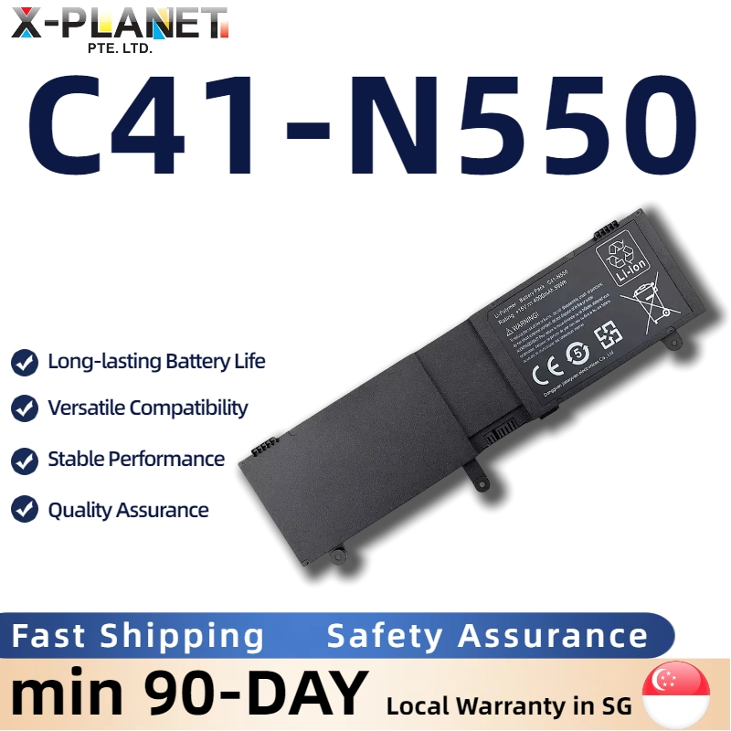 C41-N550 Laptop Battery Replacement for ASUS N550 N550JA N550JV N550J ...