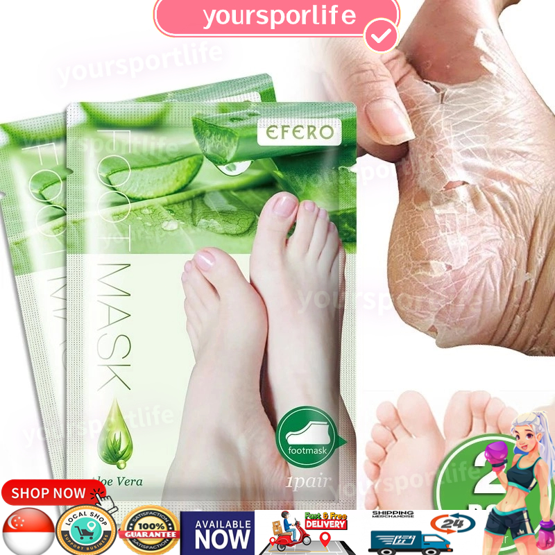Exfoliating Foot Mask Foot SPA Pedicure Sock Removing Dead Skin ...
