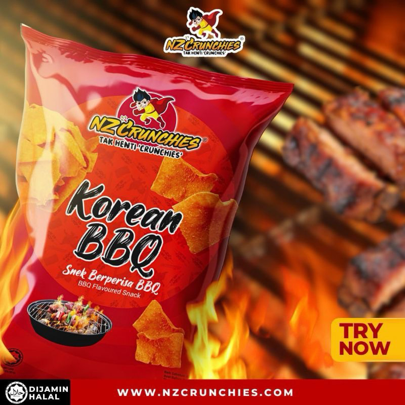 NZ Crunchies Viral Snacks Popiah Cracker HALAL 200g - 13 Flavors ...