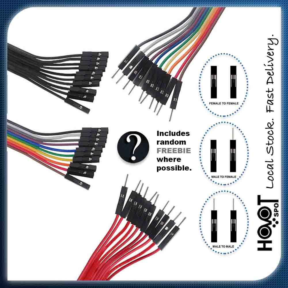 Dupont Jumper Wire Male Female Mix 10 15 20 cm | Shopee Singapore