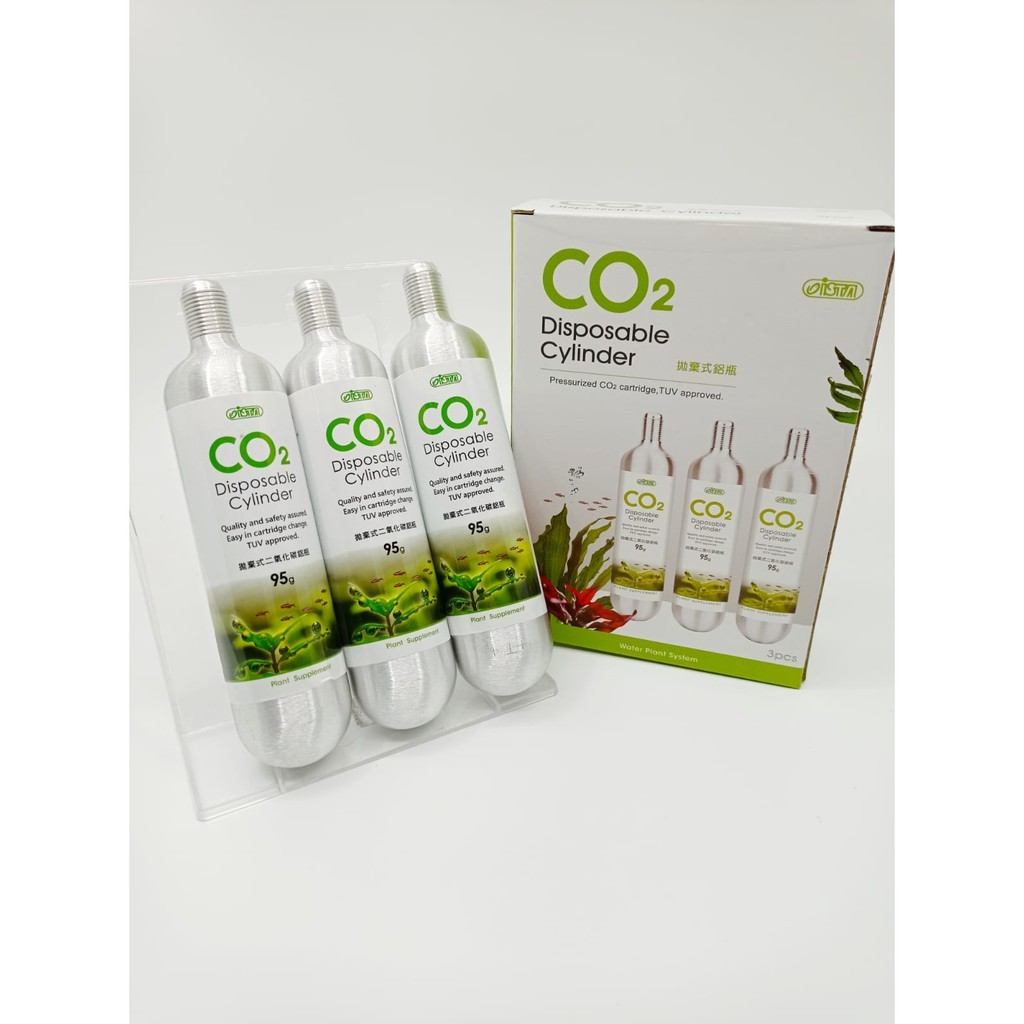 ISTA disposable CO2 cartridge 95g (3pc) | Shopee Singapore
