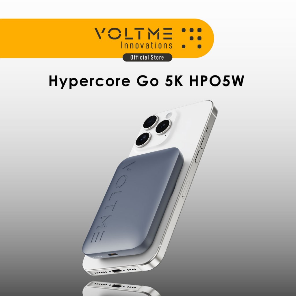 VOLTME Hypercore Go 5K | PD20W | 5000mAh | Wireless Charging Power Bank ...