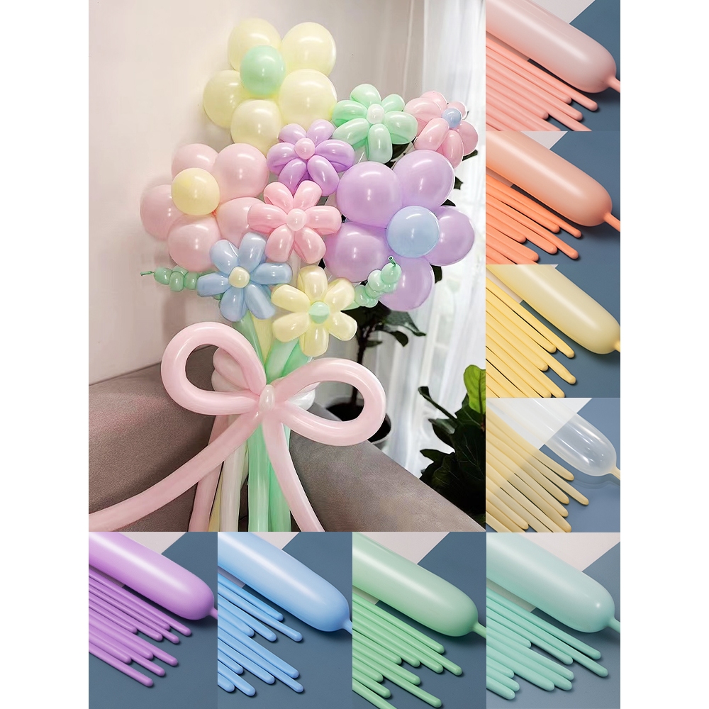 [SG High Quality] (10pcs) 260 Long Balloon Twisting Sculpturing Magic ...