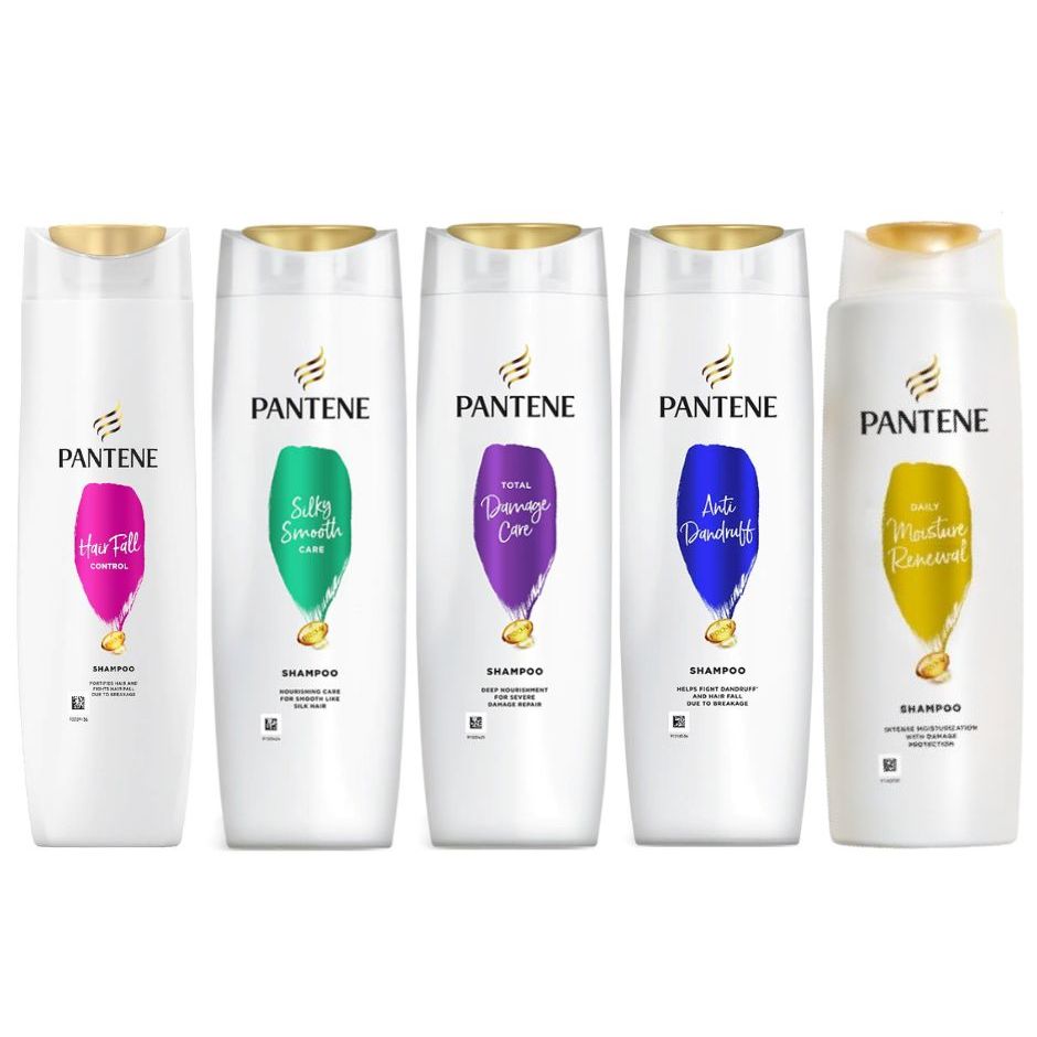 PANTENE SHAMPOO (Hair Fall Control | Silky Smooth Care | Damage Care ...
