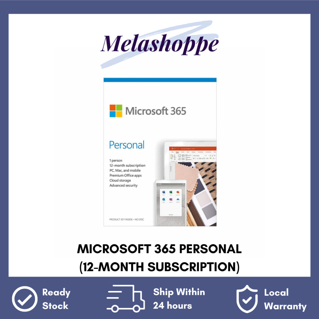 Microsoft 365 Personal (12-month Subscription) | Shopee Singapore