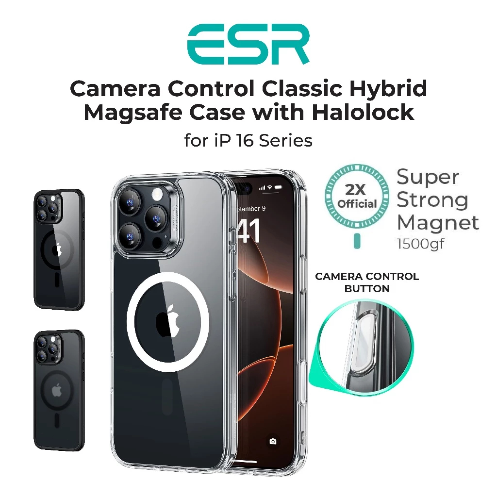 ESR iP 16 / 16 Plus / 16 Pro / 16 Pro Max Camera Control Classic Hybrid ...