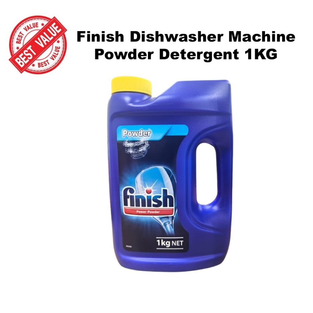 Finish Dishwasher Machine Power Powder Detergent 1kg | Shopee Singapore