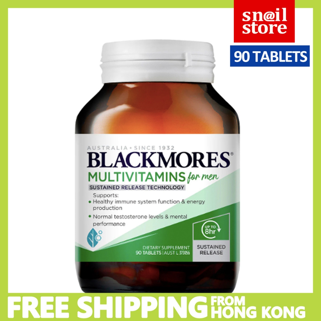 Blackmores Multivitamins for Men 90 tablets (8hr sustained release) （EXP 2026）【90粒】男性專用多元維他命 90粒 ...