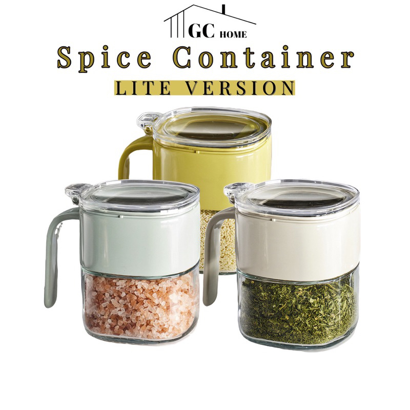 Spice Container Lite Version 300ML Seasoning Container Spice Jar Salt ...