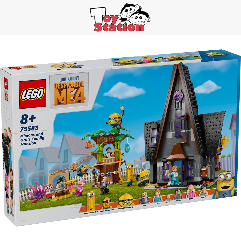 LEGO Despicable Me 75583 Minions and Gru's Family Mansion | Shopee ...