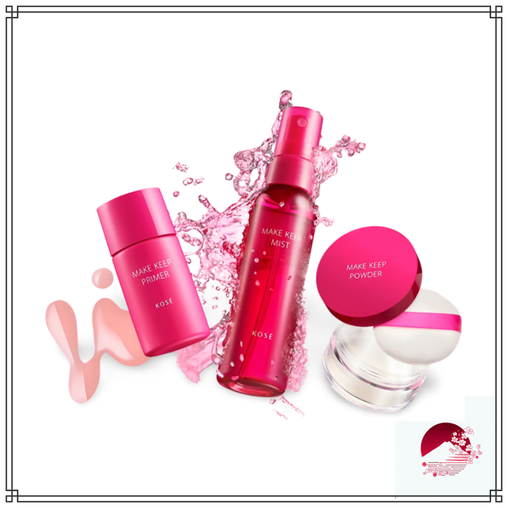 【Direct from Japan】KOSE Makeup Keep Mist EX + 80mL / Makeup Keep Primer 25g / Makeup Keep Face ...